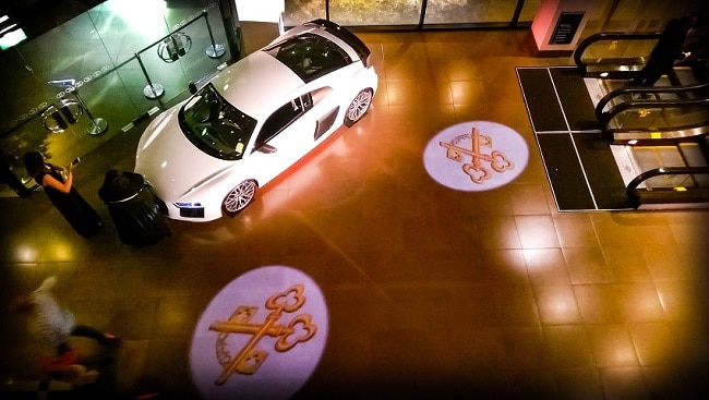4 creative ways to use a gobo at your next event